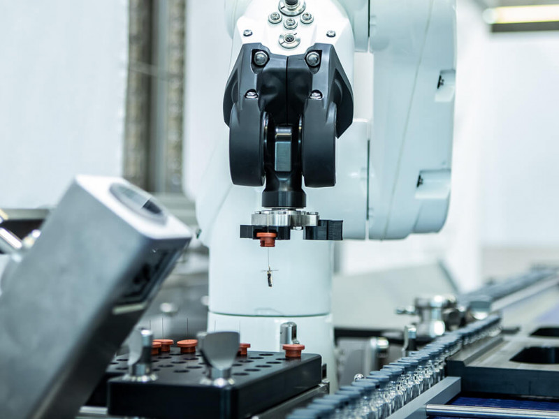 Automated sensor placement by robot